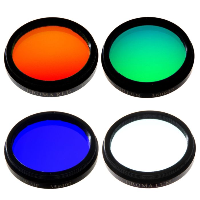 Chroma Technology LRGB Filter Set, 2-in Mounted | High Point Scientific
